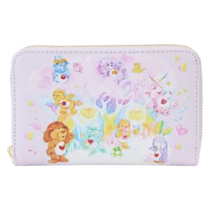 loungefly care bear cousins forest of feelings zip around wallet