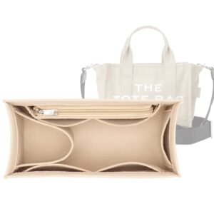 lckaey tote bag organizer insert for marc jacobs organizer large tote bag organizer 2042beige-m