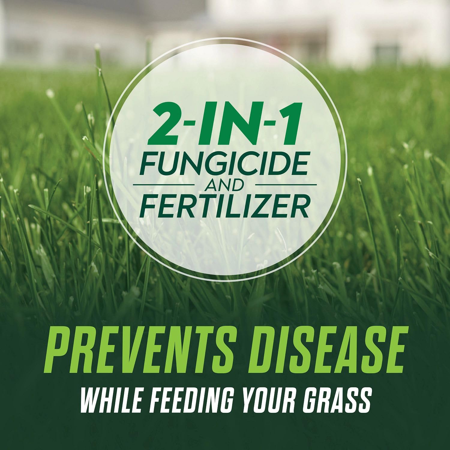 Scotts Turf Builder Healthy Plus Lawn Food, 2-in-1 Fungicide and Fertilizer, Helps Grass Withstand Summer Stress, 4,000 sq. ft., 13.70 lbs.