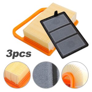 Zreneyfex 3 Pcs Air Filter with Pre Filter Compatible with Stihl 4238 140 4402 4238 141 0300 4238 140 4403 4238 140 4404 4238 140 4401 Compatible with Stihl TS410 TS410Z TS420 TS420Z TS500i TS480