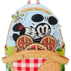 Loungefly Disney Mickey and Friends Picnic Basket Mini Backpack with Coin Bag