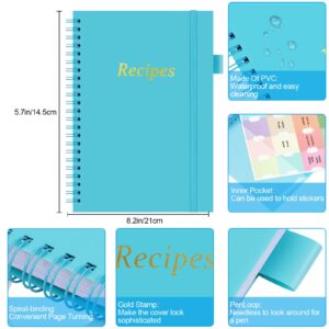 PECULA Recipe Book, Recipe Book to Write In Your Own Recipes, Blank Recipe Book, Recipe Notebook, Recipe Journal Hold 170 Recipes