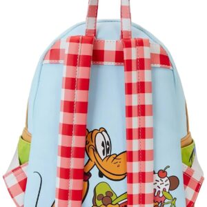 Loungefly Disney Mickey and Friends Picnic Basket Mini Backpack with Coin Bag