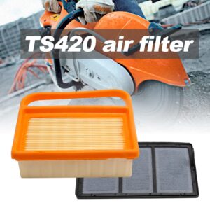 Zreneyfex 3 Pcs Air Filter with Pre Filter Compatible with Stihl 4238 140 4402 4238 141 0300 4238 140 4403 4238 140 4404 4238 140 4401 Compatible with Stihl TS410 TS410Z TS420 TS420Z TS500i TS480