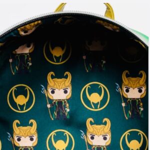 Loungefly Avengers Loki with Scepter Pop Mini-Backpack - Entertainment Earth Exclusive