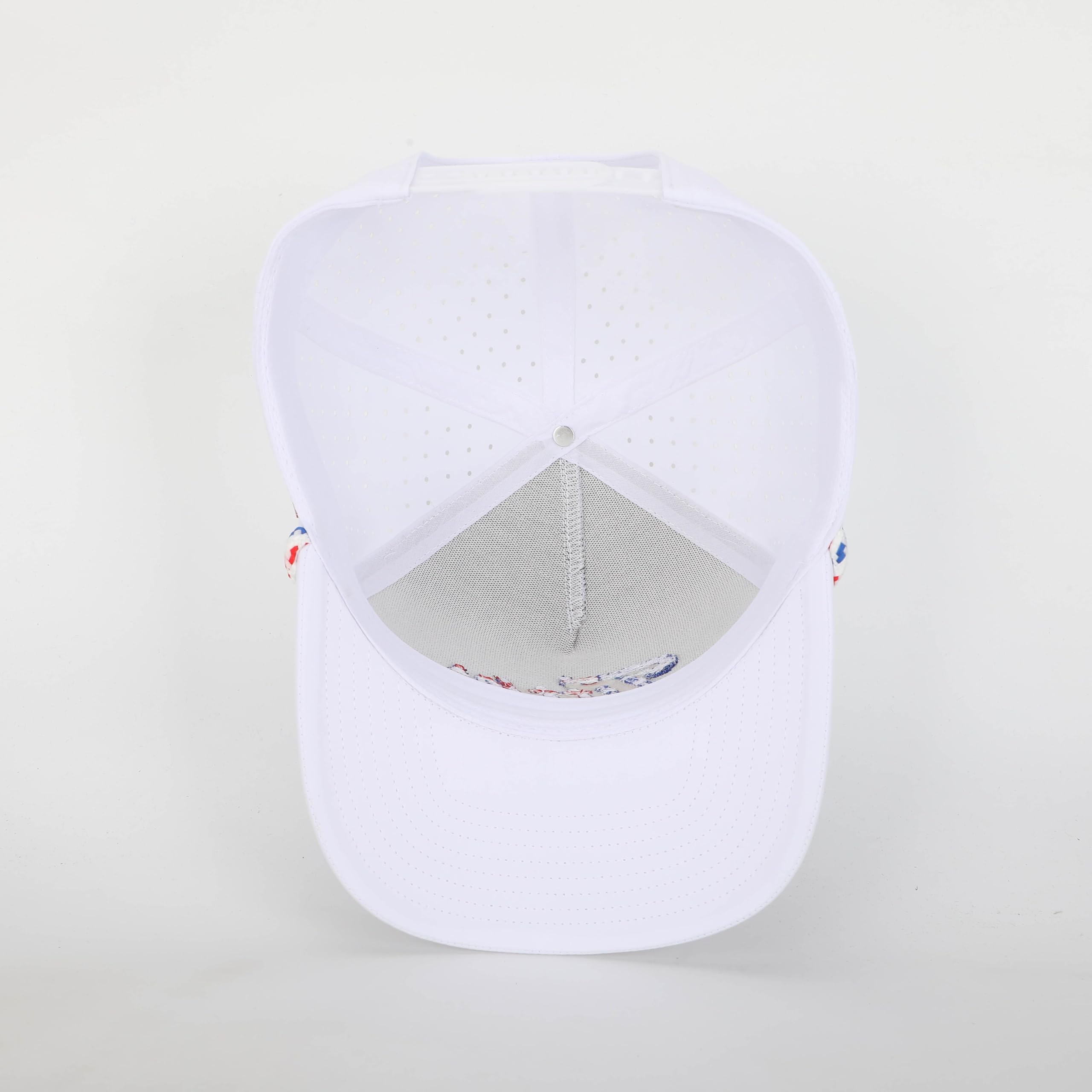 Curves & Clubs Titties Golf Hat - Funny Golf Hat - Titties Hat - Funny American Hat - One-Size-Fits-All Hat - Funny Men's Gifts, Titties Hat (Cotton, White)