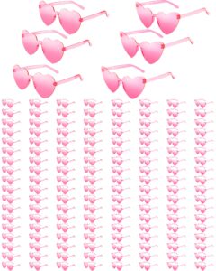 salfboy 200 pairs heart shaped sunglasses heart sunglasses bulk candy color plastic sunglasses valentines party favors