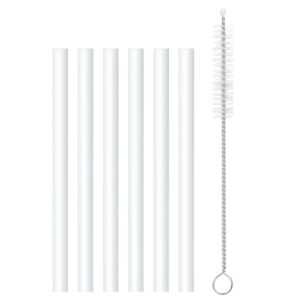 Replacement Straws Compatible with Simple Modern Kids Water Bottle 14oz-Simple Modern Straw Lid Straws Replacement-Accessories Set-6 Pack BPA Straws and 1 Pack Straw Brush