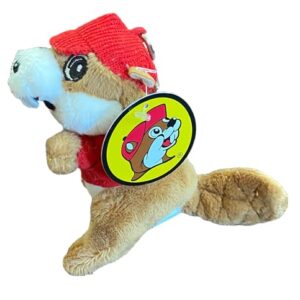 Buc-ee's Beavers 4" Mini Stuffed Plush Keychain Keyring Backpack Clip