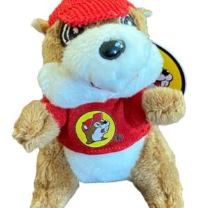 Buc-ee's Beavers 4" Mini Stuffed Plush Keychain Keyring Backpack Clip