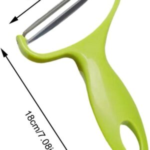 Green Cabbage Shredder,Vegetable Cutter Cabbage Slicer,Stainless Steel Fruit Vegetable Potato Peeler Cabbage Graters Kitchen Must Have for Home Restaurants 18 * 12cm