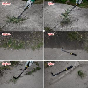 Kemaier Crack Weeder Tool Stainless Steel Versatile Weed Remover, Weeder, and Weed Puller for Heavy-Duty Garden Tasks