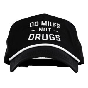 combat iron hoochie daddy crushable summertime rope hats for men - unstructured, snapback, & water-resistant baseball cap - do milfs, not drugs