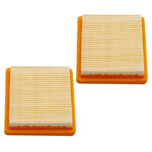 syowada 2 pcs 4180 141 0300 air filter replacement for stihl fs89 fs89r fs91 fs91r fs111 fs111r, 41801410300 air filter replacement for stihl km91r km111r km131 km131r bt131 ht102