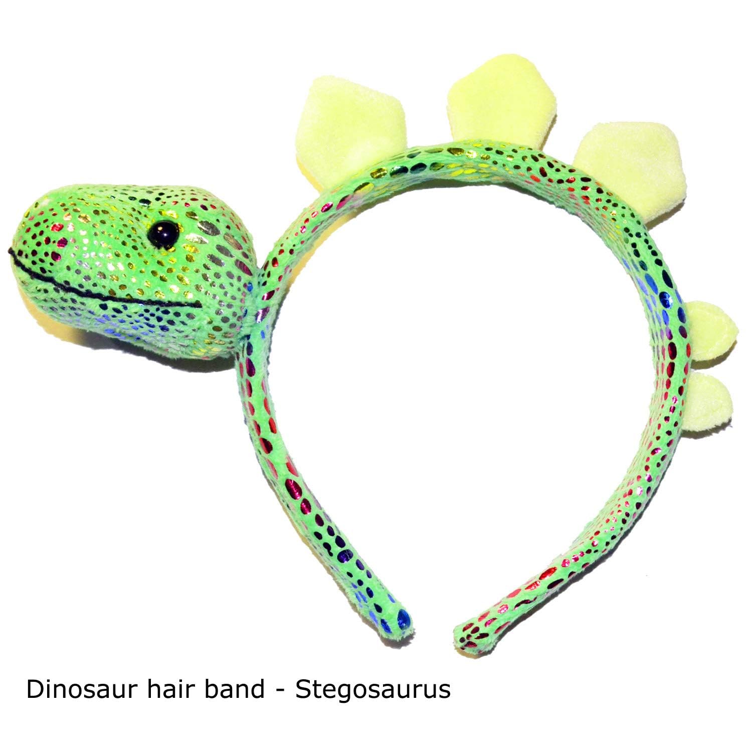 FR.Tooc Cute HeadbandHair Dinosaur Hair Hoop Plush Party Headpiece Hair Hoop Hair Band Party Cosplay Costume Props 4PCS 3D Cartoon Hair Decoration