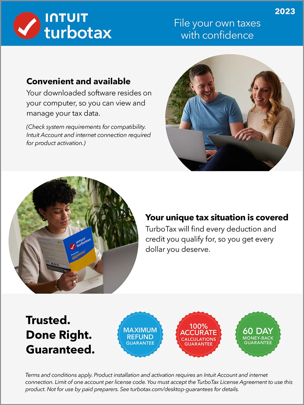 TurboTax Home & Business 2023 Tax Software, Federal & State Tax Return [Amazon Exclusive] [PC/Mac Download]