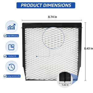 NISHCON 1040 Super Wick Humidifier Filter Replacement for Essick Air AIRCARE Humidifiers Filter B40 B40-C 3D6 100 5D6 700 7D6 100 D46 720 CM330AWHT CM330ABLK CM330DWHT CM330DBLK - 4 Pack