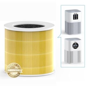 vewior a1 official replacement filter h13 true hepa air purifier filter, compatible with vewior hqsc-50 hqkj-80 a1 a1w air purifier, h13 true hepa air cleaner filter for pet hair smell