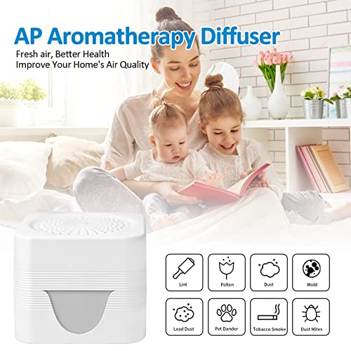 ap airpleasure 2-Pack Water-Based Purifier Air Washer, Air Revitalizer & Fresh Aire Freshener, Air Fresher with 6 LEDs Warm Color Bright Light for Large or Small Rooms