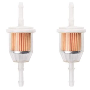 Yapnigeel 2 Pack AM116304 Fuel Filter 25 050 22-S for John Deere Kohler 120-436 GY20709 71-5960 38666 Gravely 21541500 21410800 Replace