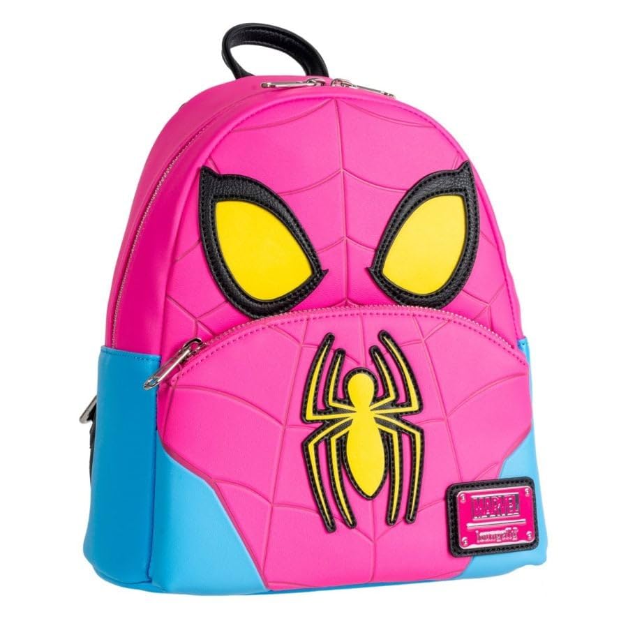 Marvel Spider-Man Cosplay Glow-in-the-Dark Mini-Backpack - Entertainment Earth Exclusive