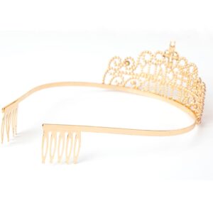 2024 Retirement Tiara & Sash - Officially Retired Sash & Crown for Parties, Events, Gifts, Favors, and Decorations (Pink)