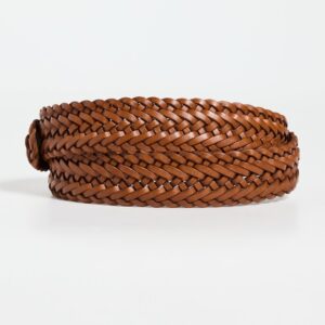 Madewell Women's Woven Belt, Desert Camel, Tan, M-L