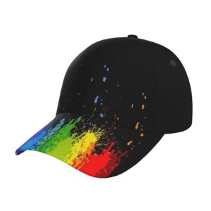 lgbt gay pride rainbow hat men women baseball cap adjustable lgbt trucker hat unisex style headwear hats