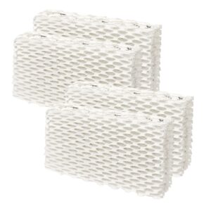 dfd 4-pack wf813 humidifier filter compatible with equate eqwf813 eq-2119-ul,replacement for relion rcm-832,rcm-832n and procare pcwf813 cool mist humidifiers wick filters