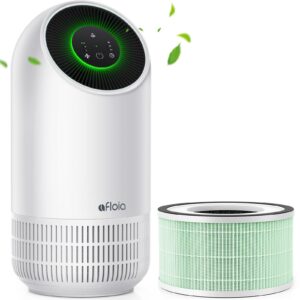 afloia air purifiers for home large room fillo white, afloia antibacterial efficient replacement filter