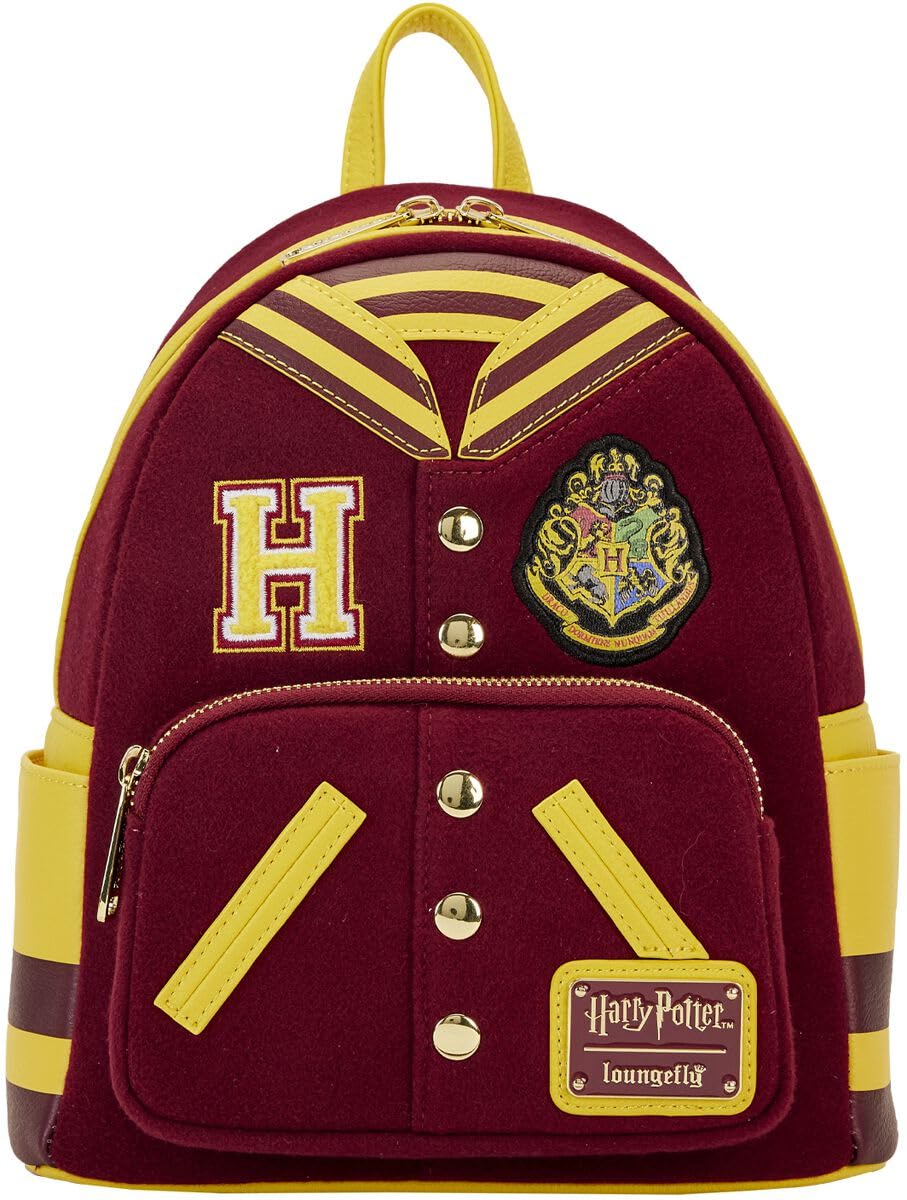 Harry Potter - Hogwarts Crest Varsity Jacket Mini Backpack, Loungefly