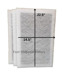 fast-shipped-filters 3 pack 16x25 micropower guard air cleaner replacement polarized filter pads refill