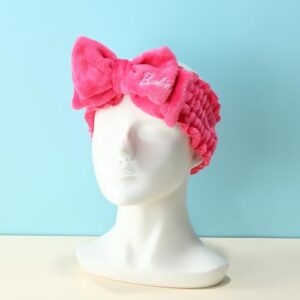 MINISO Barbie Collection Large Bowknot Headband - Stylish and Comfortable Hair Accessory for Women