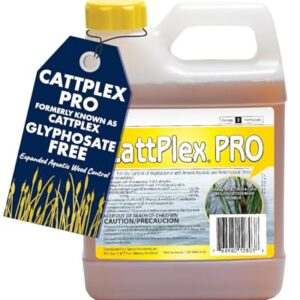 CattPlex Pro - Aquatic Herbicide - Kills Cattails, Water Lilies, Grasses & More - Quart (32 Ounces)