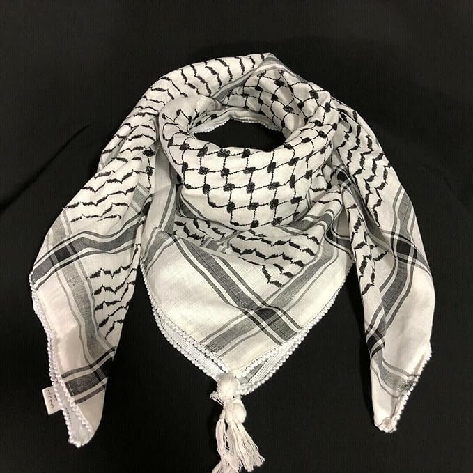 Palestine Scarfs, Shemagh Keffiyeh, Scarf For Men, Palestine Original,100% Cotton, Tactical scarf, Palestinian keffiyeh, Palestinian Gifts, Scarf For Women, Handmade Scarf