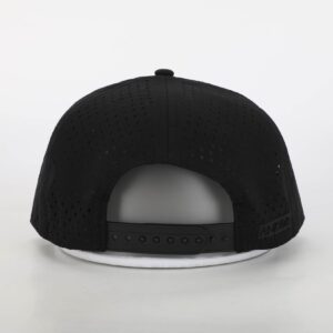 ANKOR Carrier 6 Panel Flat-Bill Baseball Hat Black