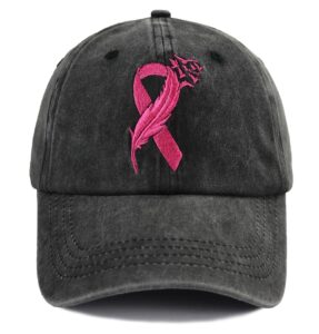 breast cancer awareness hats, cancer accessories for women, breast cancer survivor gifts, cancer patients must have, pink ribbon chemo baseball caps, christmas birthday gifts