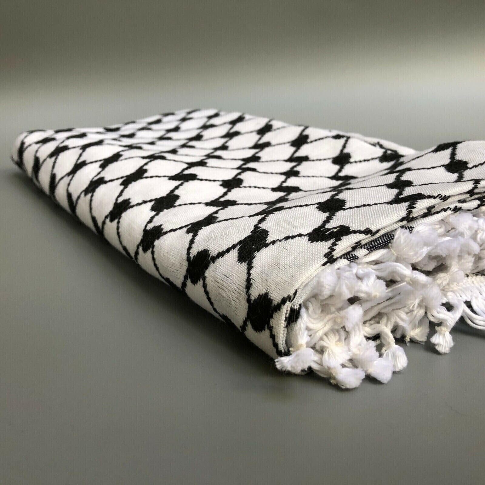 Palestine Scarfs, Shemagh Keffiyeh, Scarf For Men, Palestine Original,100% Cotton, Tactical scarf, Palestinian keffiyeh, Palestinian Gifts, Scarf For Women, Handmade Scarf