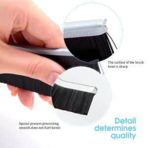 WDRIGE 4Pcs Crevice Cleaning Brush for Household Use, Gap Cleaning Brush,Grout Brush,Hard Bristle Cleaning Brush for Kitchen Bathroom New Multifunctional Corners Cleaning Brush Tool （4Pcs）