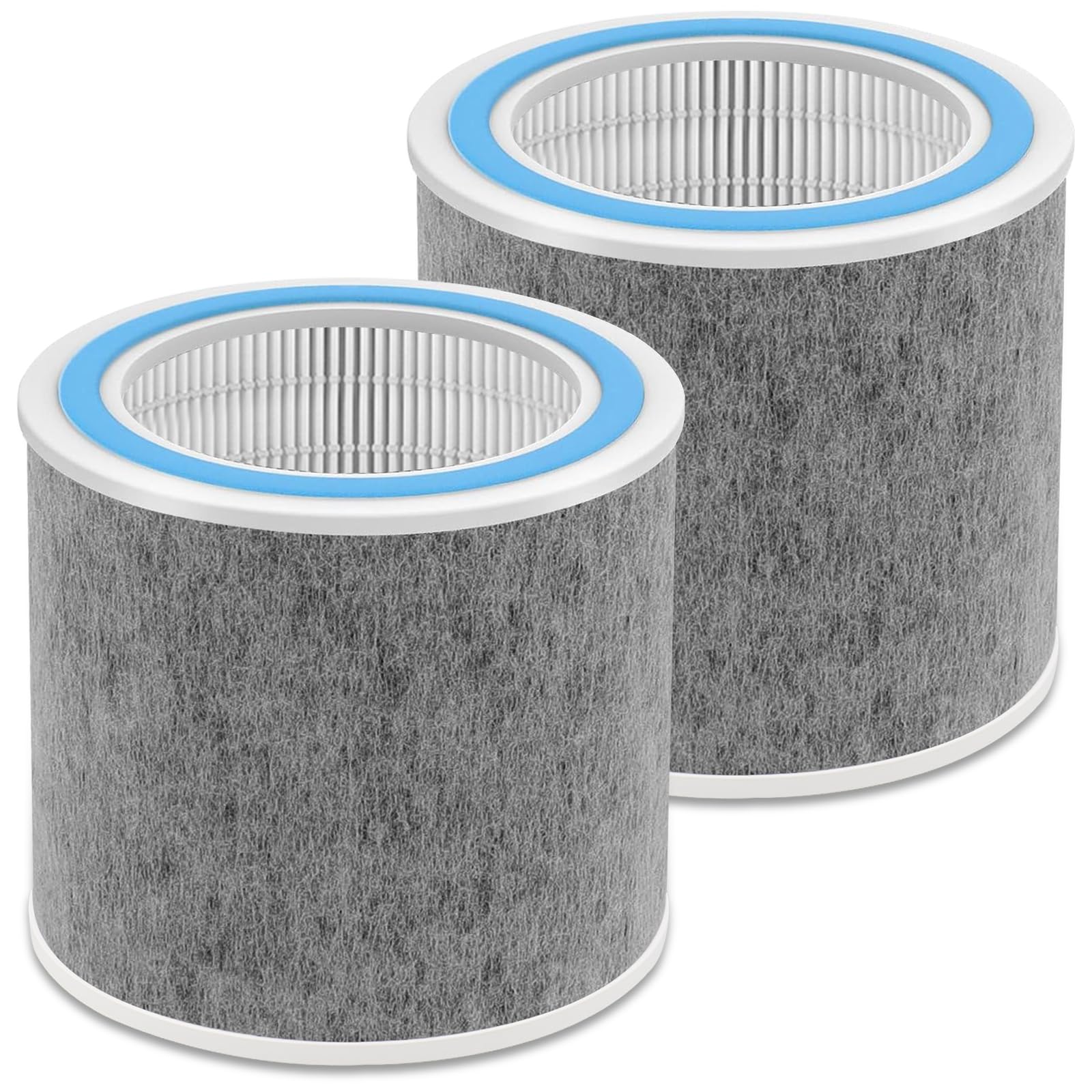 HP102 Replacement Filter 2 Pack Compatible with Shark HP100 HP102,HP132, HP102PET & HC450, HC451, HC452, HC455 Air Purifier,Compare Part # HE1FKPET, HE1FKBAS