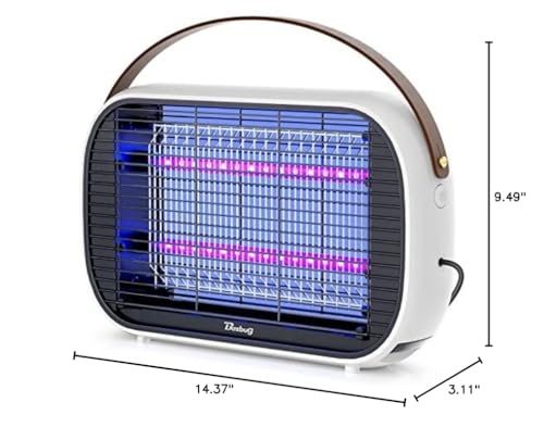 Buzbug LED Bug Zapper Indoor, 10 Years Lifespan Lamp Sustainable Less Power, Durable High-Voltage Electric Mosquito Zapper, Fly Trap Mosquito Trap, Fly Killer Fly Zapper -MA015B