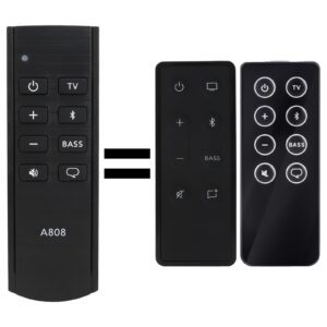 upgraded bluetooth remote control compatible with bose solo 5 10 15 series ii tv sound system 732522-1110 418775 tv soundbar system, for bose solo series ii tv speaker remote