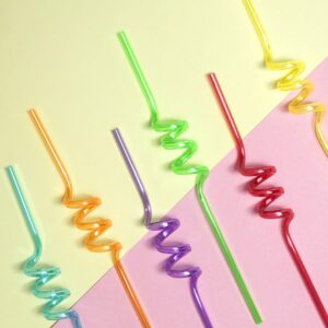 QAQPIINOB 24pcs Party Favors Reusable Drinking Straws, Fun Party Decorations for Adults For all Party Favors related partieswith 2 Cleaning Brushes