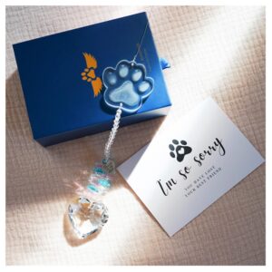 Pet Memorial Suncatcher, Dog Memorial Gifts, Pet Loss, Pet Sympathy, Thoughtful Dogs and Cats Remembrance, Bereavement Gifts