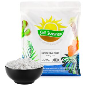 horticultural perlite soil additive (12 quarts); for enhanced potting mix drainage and growth