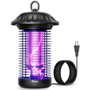 buzbug led bug zapper indoor outdoor, 10 years lifespan lamp sustainable less power, 6.5ft power cord, high-voltage mosquito zapper, fly trap mosquito trap, fly killer fly zapper -mo008c