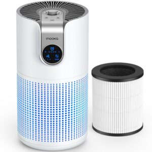 mooka m03 air purifier + replacement filter 1 pack combo