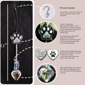 Pet Memorial Suncatcher, Dog Memorial Gifts, Pet Loss, Pet Sympathy, Thoughtful Dogs and Cats Remembrance, Bereavement Gifts