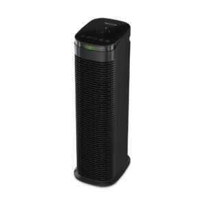 honeywell insight hepa air purifier with air quality indicator and auto mode, for large rooms (200 sq. ft), black - wildfire/smoke, pollen, pet dander, and dust air purifier,hpa180b (renewed)