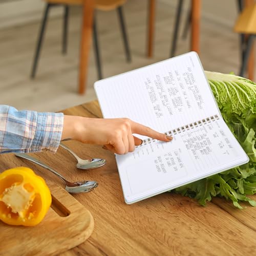 ZICOTO Aesthetic Blank Recipe Book - The Perfect Recipe Notebook to Write in Your Own Recipes - Beautiful Blank Cookbook to Organize Your Recipes